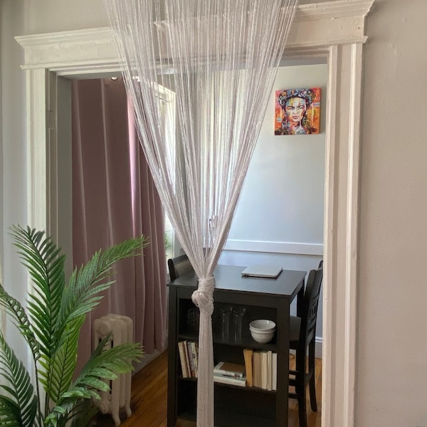 Thread Curtains. Curtain With Lurex 3mx2.8m. Door Curtain. Window ...