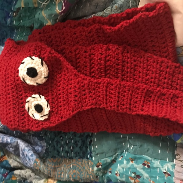 CROCHET PATTERN: Worm on a String Scarf - Etsy