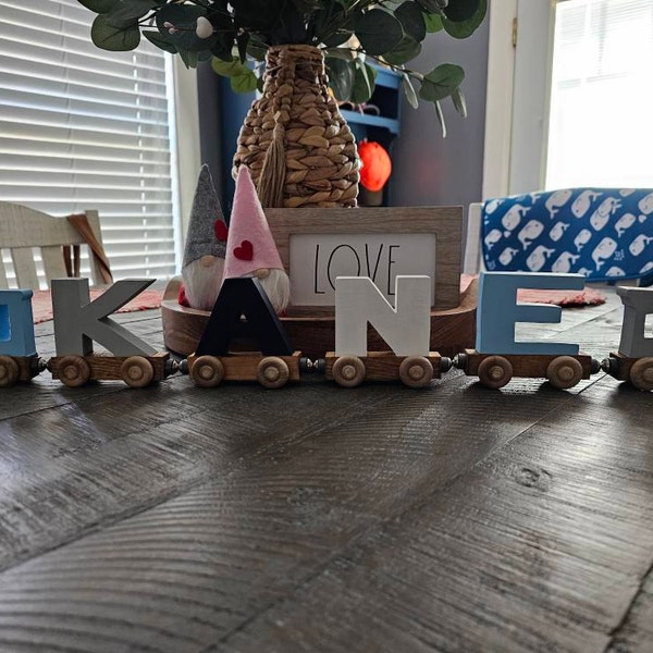 Personalized Train for Kids. Boys Letter Train. Child's Personalized ...