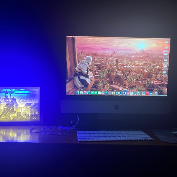 Deluxe Stray Light Box Gaming Room Decor Gaming Night Light - Etsy