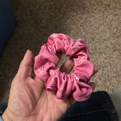 Custom Company Branded Scrunchie Hair Tie, Your Logo, Company Name and ...