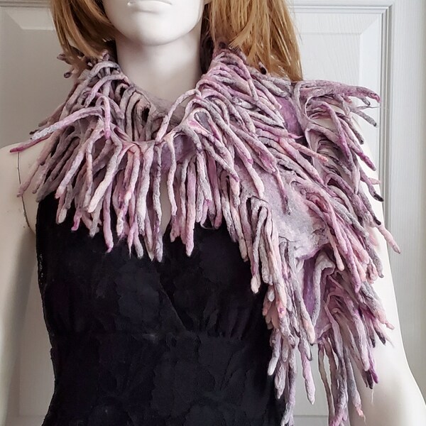 Shibori Felting Textured Ruffled Nuno Felt Scarf PDF Tutorial Pattern ...