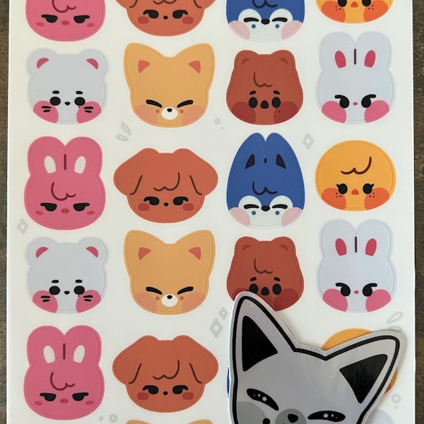 Dwaekki Holographic Stickers. Skzoo Star Holo Stickers for Laptop ...