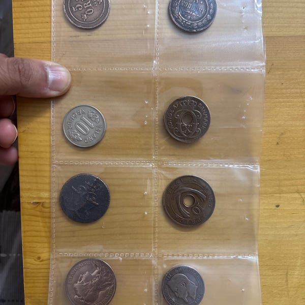 Old Exotic World Coins Bulk Lot World Money From a Big Pile, Various ...