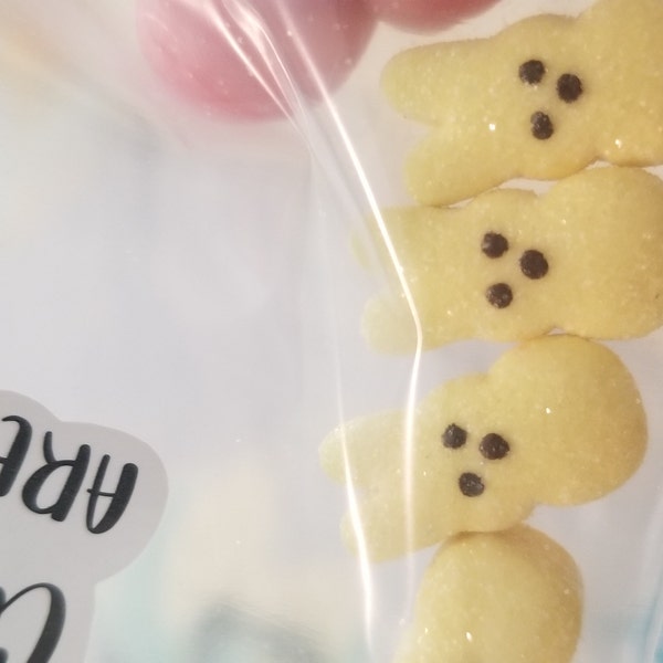 Mini Faux Peeps, Bunny, Easter Decor, Peeps Beads, Peep Decor, Peep ...