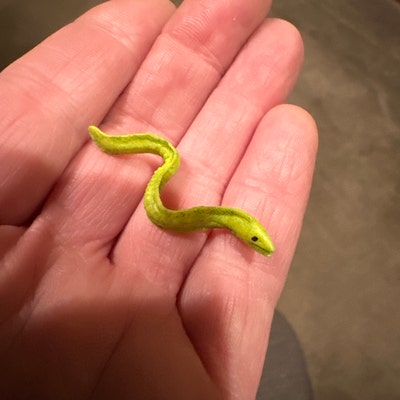 MINIATURE Eel Fish Animals Figure Figurines Fairy Garden Dollhouse ...