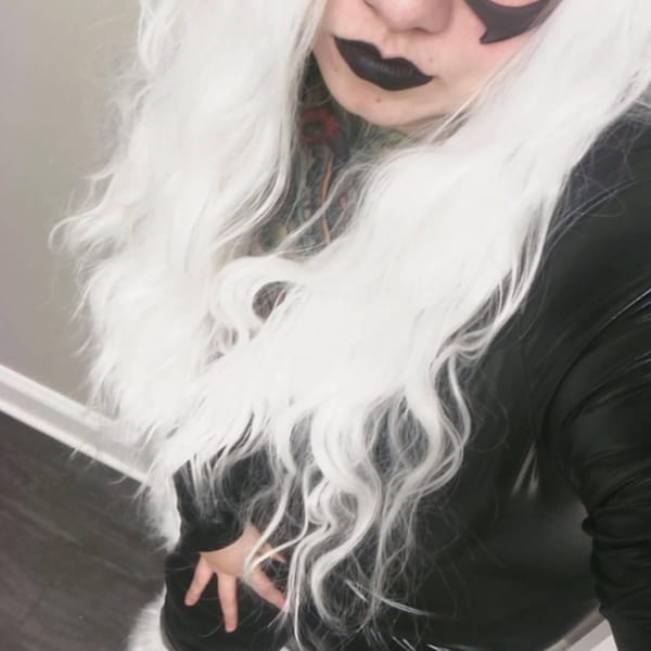 Black Cat Felicia Hardy Costume Face Eye Mask Cosplay Halloween - Etsy