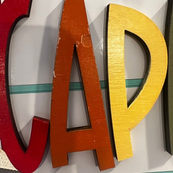 Teacher Gift, 3D Name Sign Classroom Decor- Teacher Graduation Gift ...