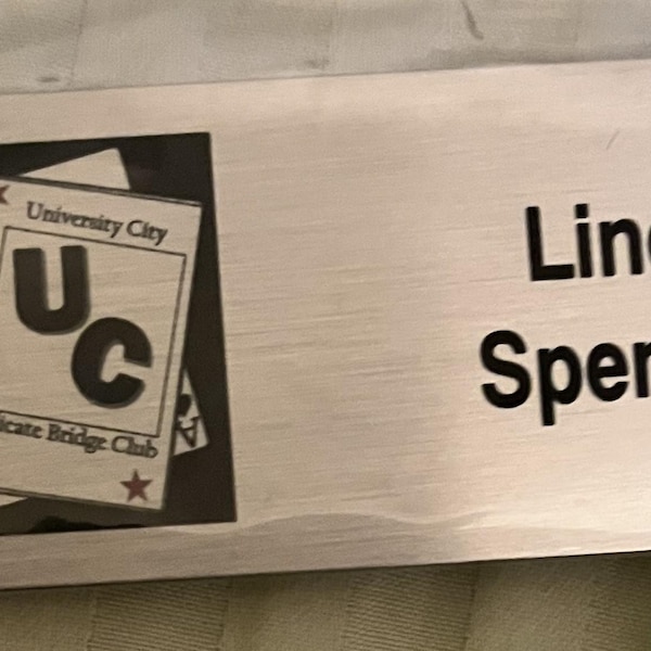 Engraved Jade Glass Desk Name Plate - Etsy