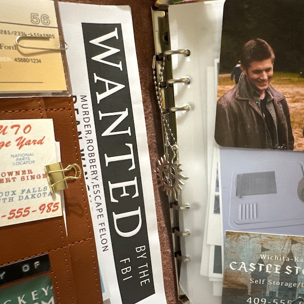 John Winchester Journal Pages doc Benton - Etsy