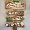 Add on Explore, Discover, Wander 3 Street Mini Signs in SVG and PDF for ...