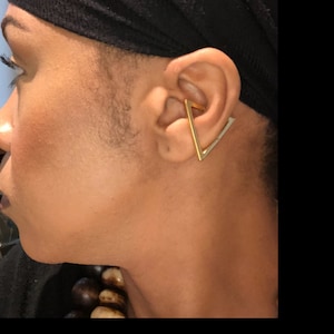Conch Earring Triangle Gauge Earring Ear Cartilage Piercing ...