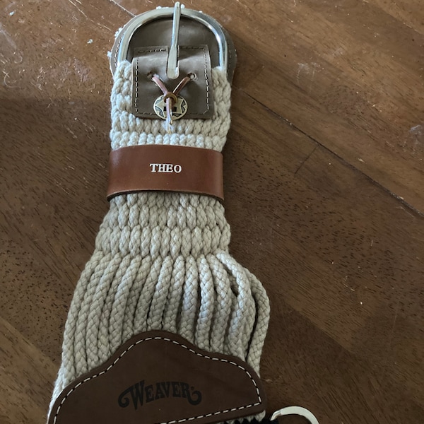 Leather off Billet Keeper - Add on for Western Saddle String Girth ...