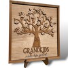 Customizable Family Tree Laser Cut Digital File | Easel File Included ...