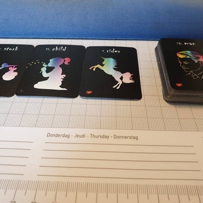 SHIMMER MINI SIZE Lenormand Oracle - Etsy