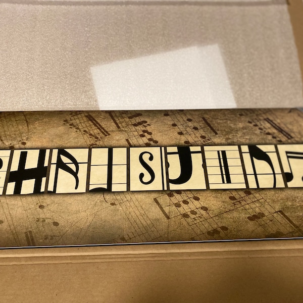 Music Name Art | Personalized Gift for the Musician | Music Decor and ...