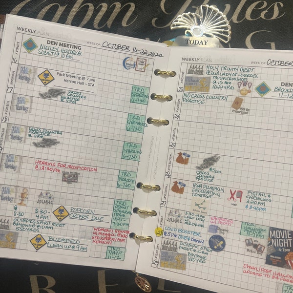 Printable Tracker Bundle Planner Insert, Weekly Tracker Page, Monthly ...