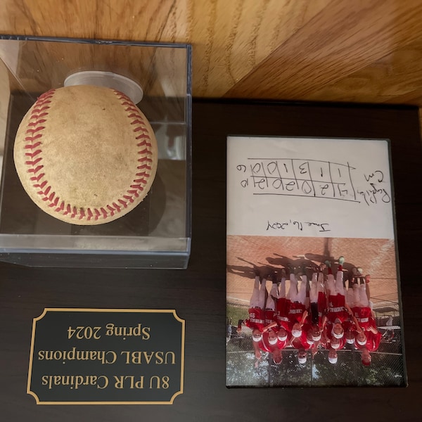 Golf Ball Personalized Glass Display Case With Solid Oak Wood Base With ...