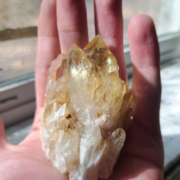 Congo Kundalini Citrine Cluster, Abundance Wealth, Raw Stone Healing Chakras, Natural Citrine ...