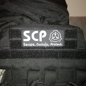 SCP Foundation Embroidered Luggage Tag | Etsy