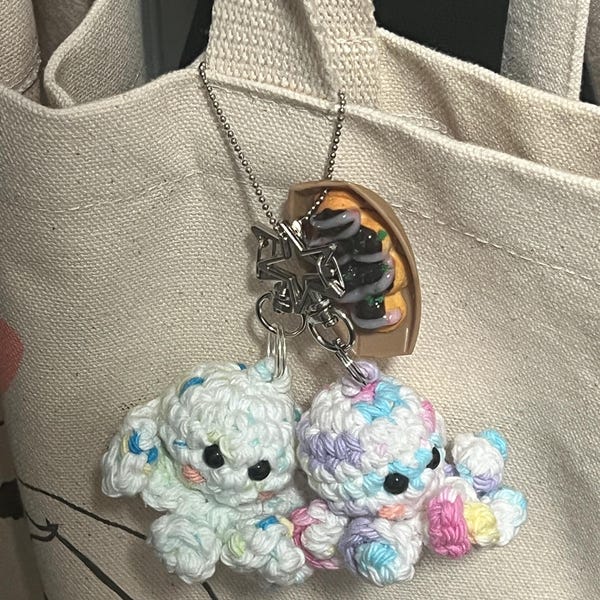Mini Octopus Crochet Keychain | Cute Crochet Animal Keychains, Handmade ...