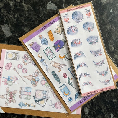 Witchy Magic Planner Stickers Witch, Wiccan and Pagan Magical Sticker ...