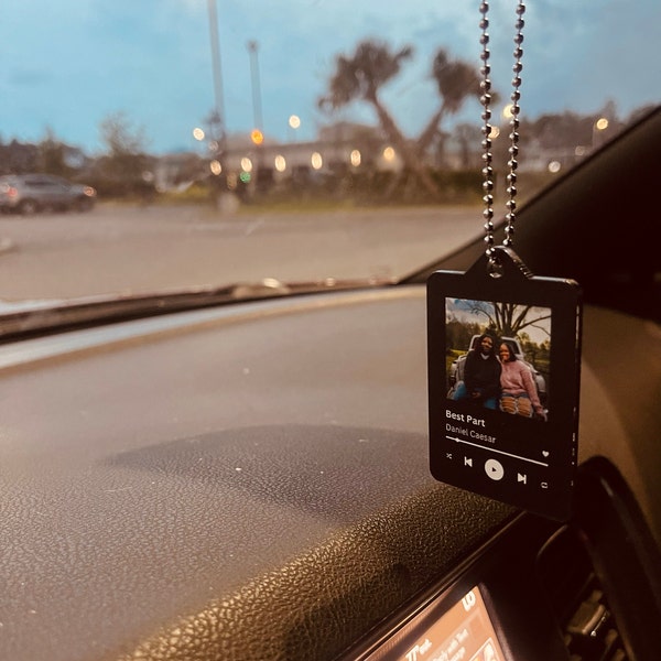 Personalized Car Ornament, Music Car Charm, Car Hanging, Car Mirror ...