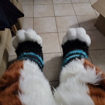 Made to Order Digitigrade Fursuit Feetpaw Shoes Feet Boots Costume ...
