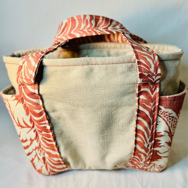 Tote Bag Pattern , Tote Bag With Pockets , Canvas Tote Bag , Digital ...