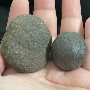 Moqui Marbles, Set-of-2, Shaman Stones, Moki Balls, Sandstone, Iron ...