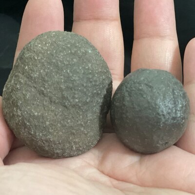 Moqui Marbles, Set-of-2, Shaman Stones, Moki Balls, Sandstone, Iron ...