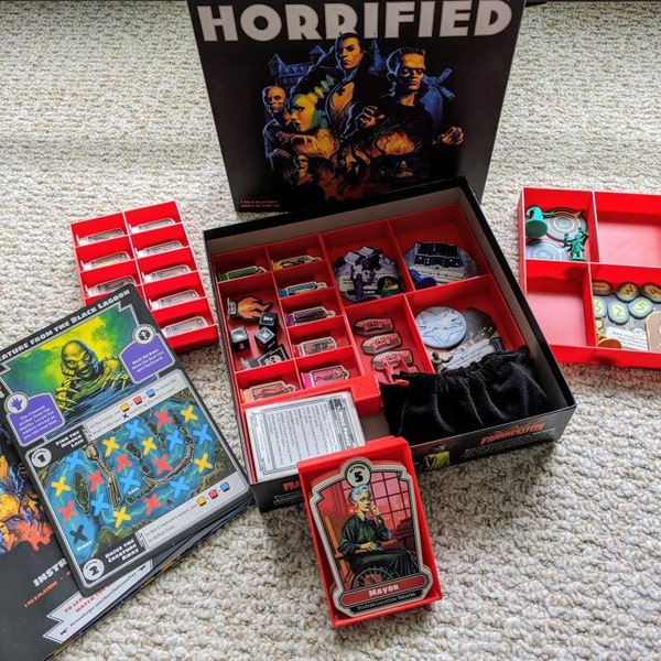 Horrified Board Game Insert - Etsy