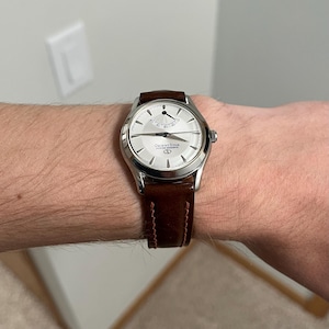 Racing Rally Olive Leather Watch Strap 17mm 18mm 19mm 20mm 21mm 22mm ...