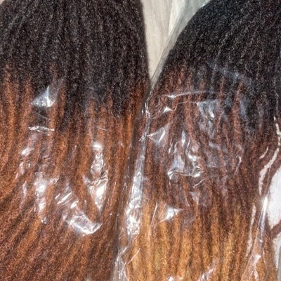 Three Tone Dreadlock Extensions Made With Unprocessed Human Hair in ...