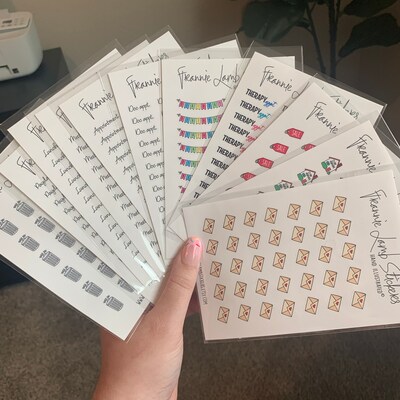 Trash Day Stickers 1/2 Each, Planner Stickers, Chore Stickers for ...