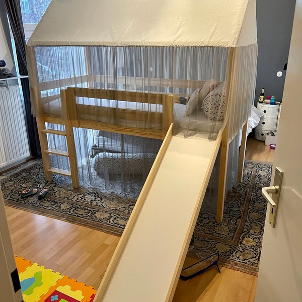 Bett mit Rutsche, Etagenbett, Montessori Bett, Hochbett ALLE Größen ...