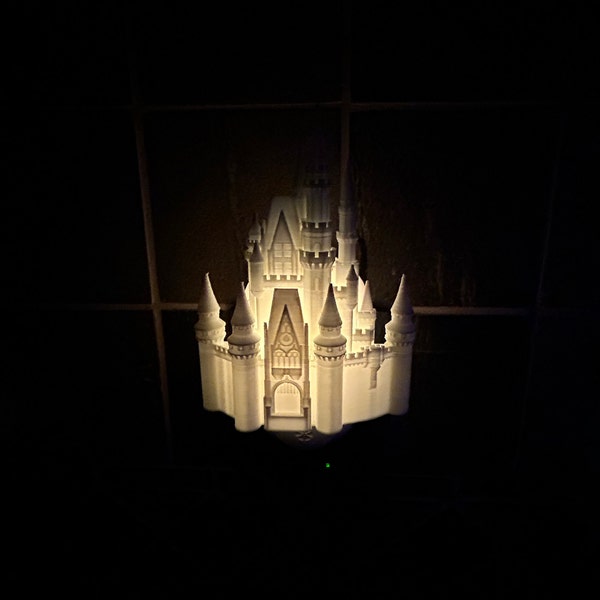Cinderella Castle Wall Night Light - Plug-in - LED - Disney - Etsy