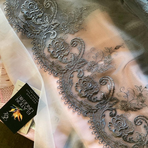 Embroidered Tulle Lace | Embroidery Lace | Lace Trim by Yard | Lace for ...