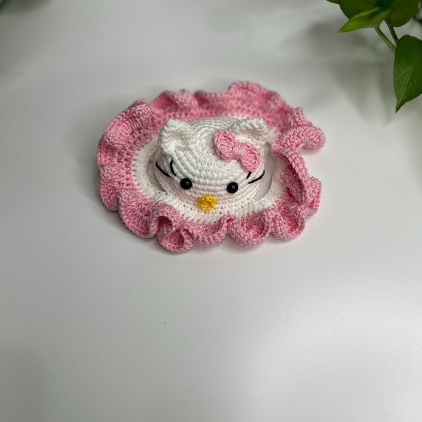 Crochet Pattern - Kitten Hat for Your Pet - Full Size S/M/L - Cochet ...