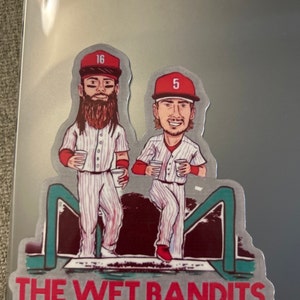 Phillies Wet Bandits Brandon Marsh Bryson Stott Sticker Decal- Philly ...