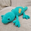 No Sew - Liam the Lizard Crochet Pattern, Lizard Crochet, Salamander ...