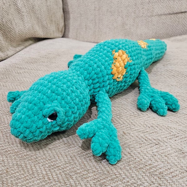 NO SEW - Liam the Lizard Crochet Pattern - Lizard - Salamander (PDF ...