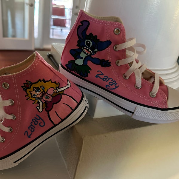 Hand Painted Monster Truck Vans Monster Truck Shoes Vans Grave Digger ...