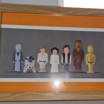 The Walking Dead: Negan Line up 420x210mm Minimalist TV Television ...