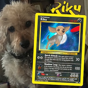 Your Pet as a Pokemon card | Etsy