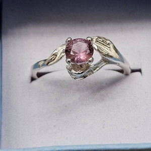 Round Engraved Shank 4mm 7mm Sterling Silver Pre-notched RING Setting ...