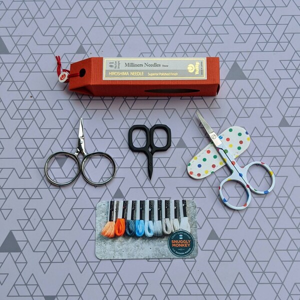 Cute Embroidery Scissors | Small Silver Scissors, Modern Embroidery ...