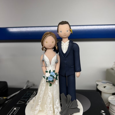 Horror Film Inspired Wedding Cake Topper Customized by - Etsy