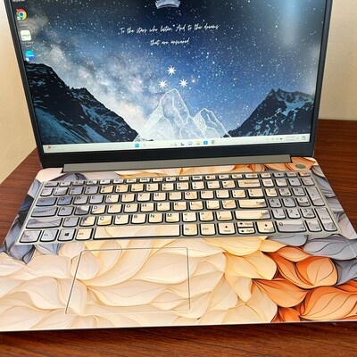 Lenovo Laptop Skin Ideapad 5 15 Personalized Customizable Black ...