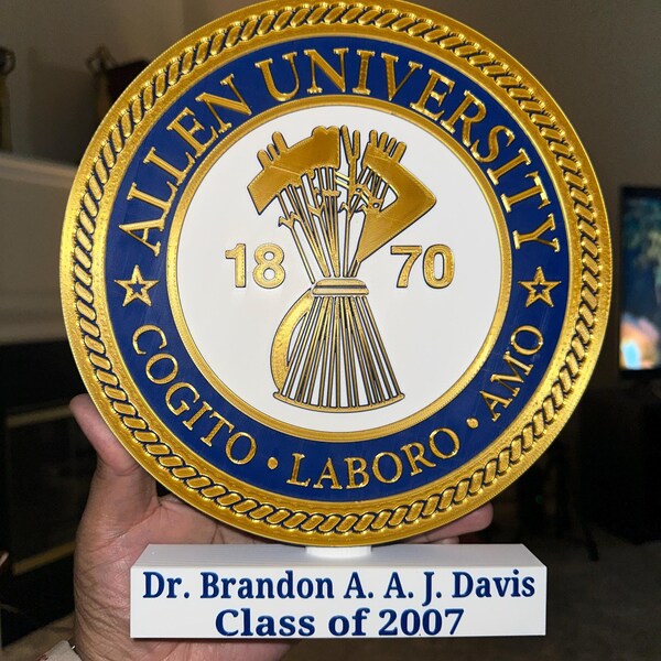 11” 3D Freemasonry Masonic Crest Desk Signs - Etsy